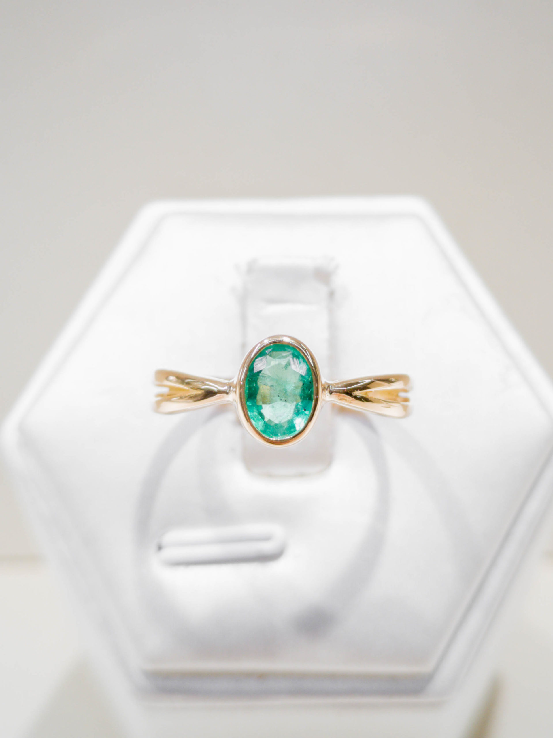 Yellow Gold Emerald Ring - ValueMax Jewellery
