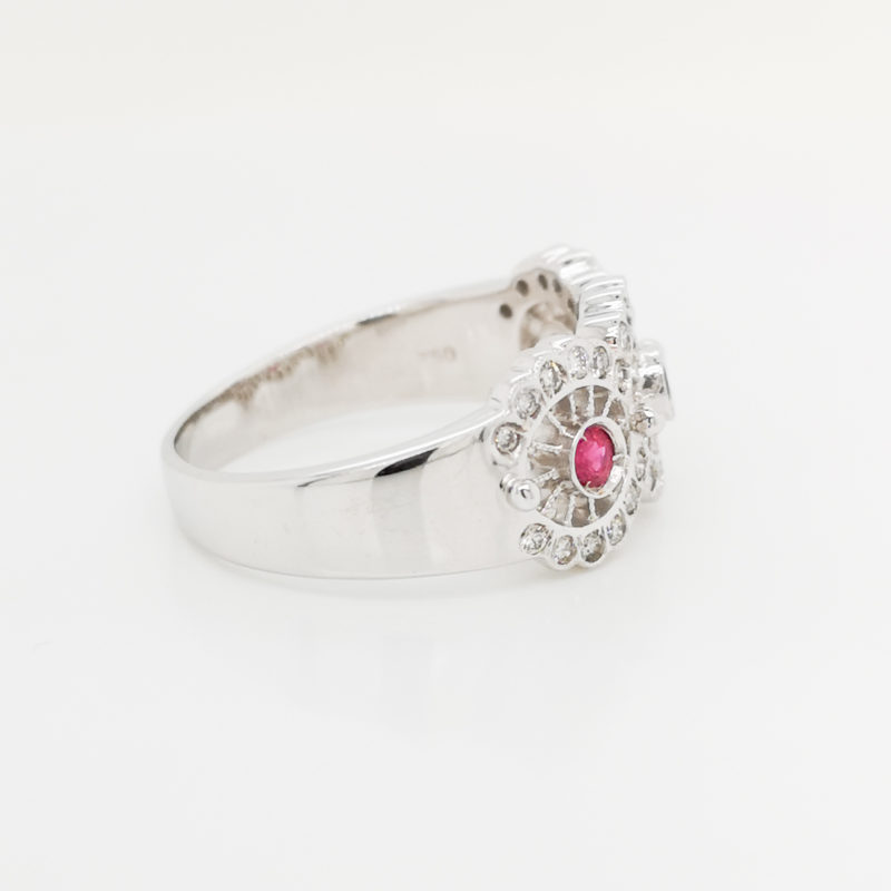 Lattice Filigree Ruby Ring - ValueMax Jewellery