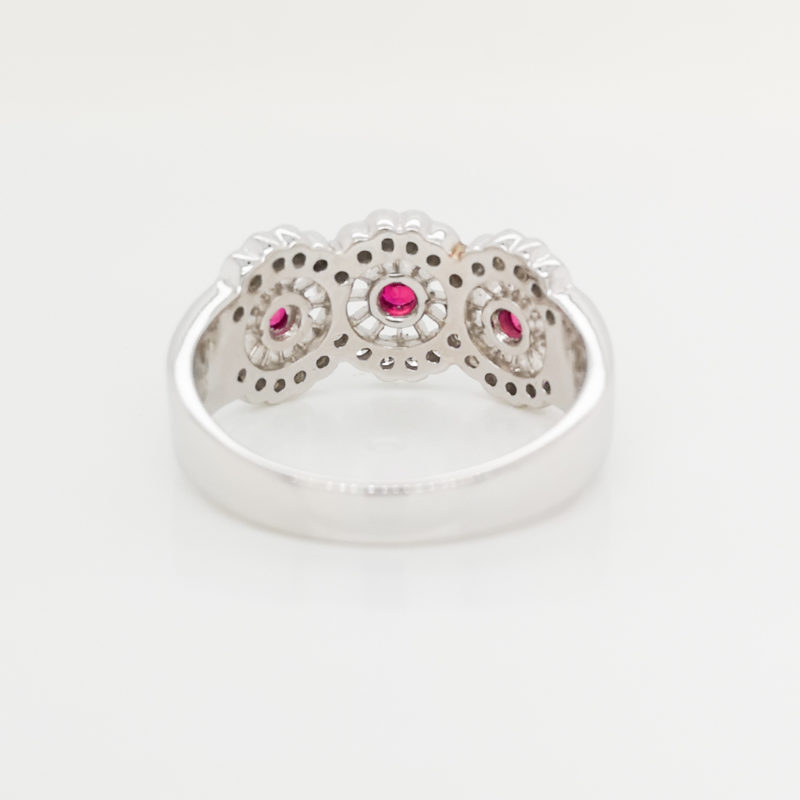 Lattice Filigree Ruby Ring - ValueMax Jewellery