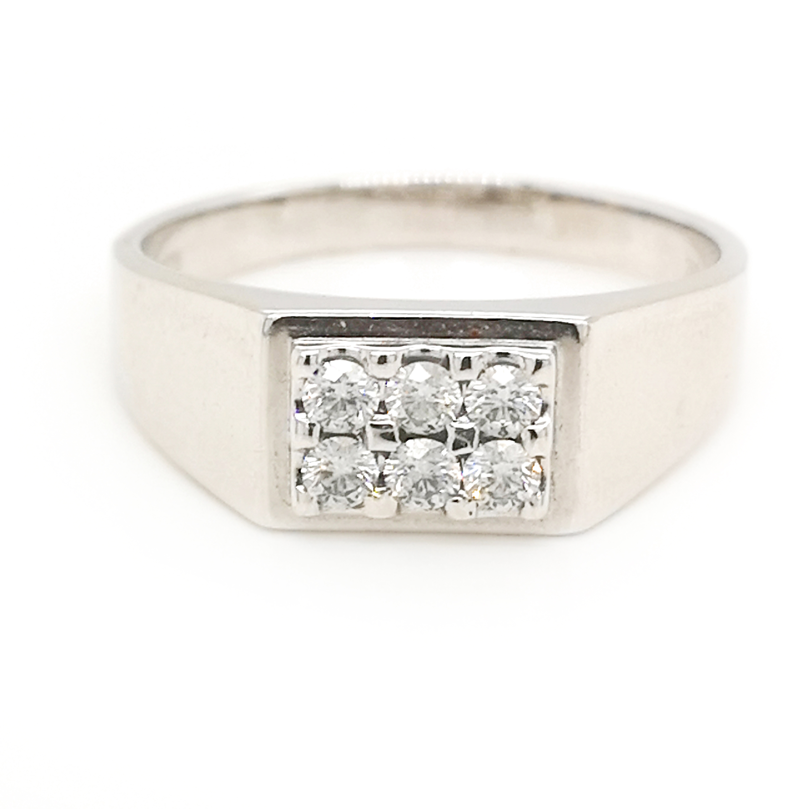 9K White Gold Diamond Ring – ValueMax Jewellery