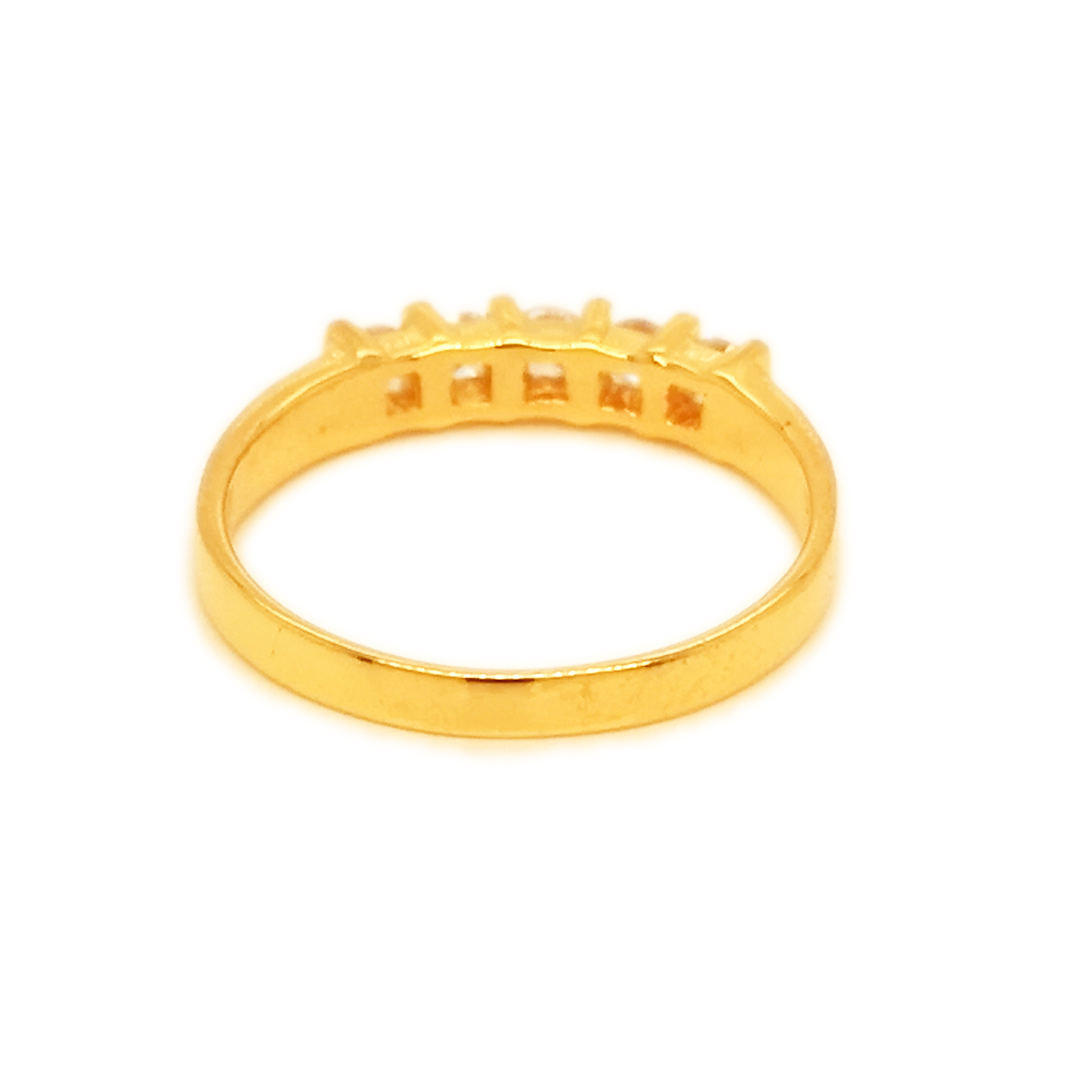 20K Yellow Gold Diamond Ring - ValueMax Jewellery