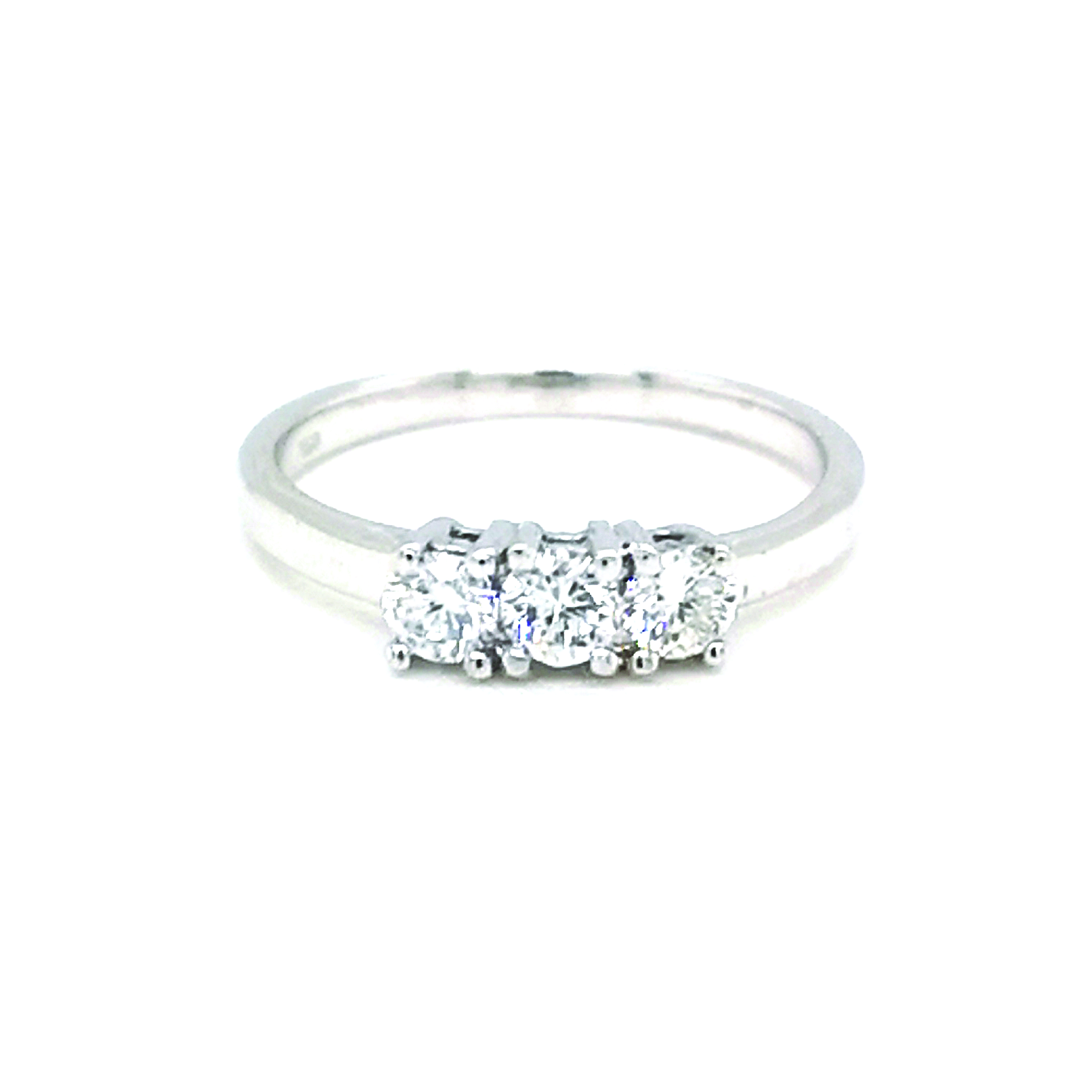 18K White Gold Diamond Ring - ValueMax Jewellery