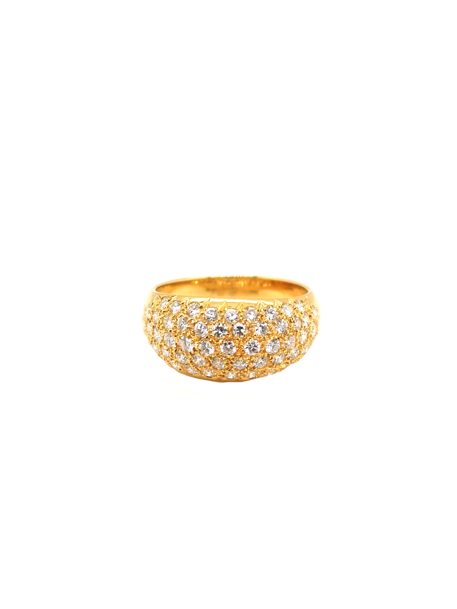 20K Yellow Gold Diamond Ring - ValueMax Jewellery